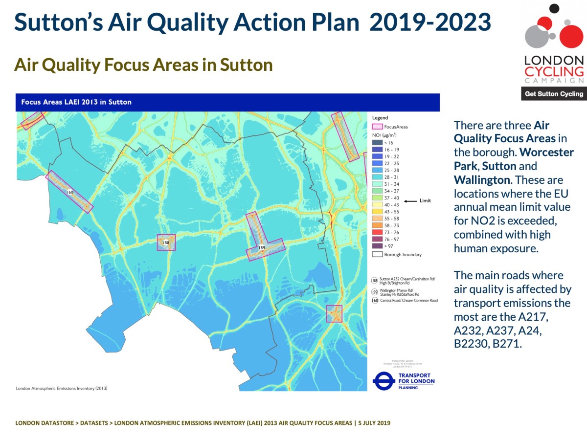Sutton’s Air Quality Action Plan 2019-2023 | Get Sutton Cycling
